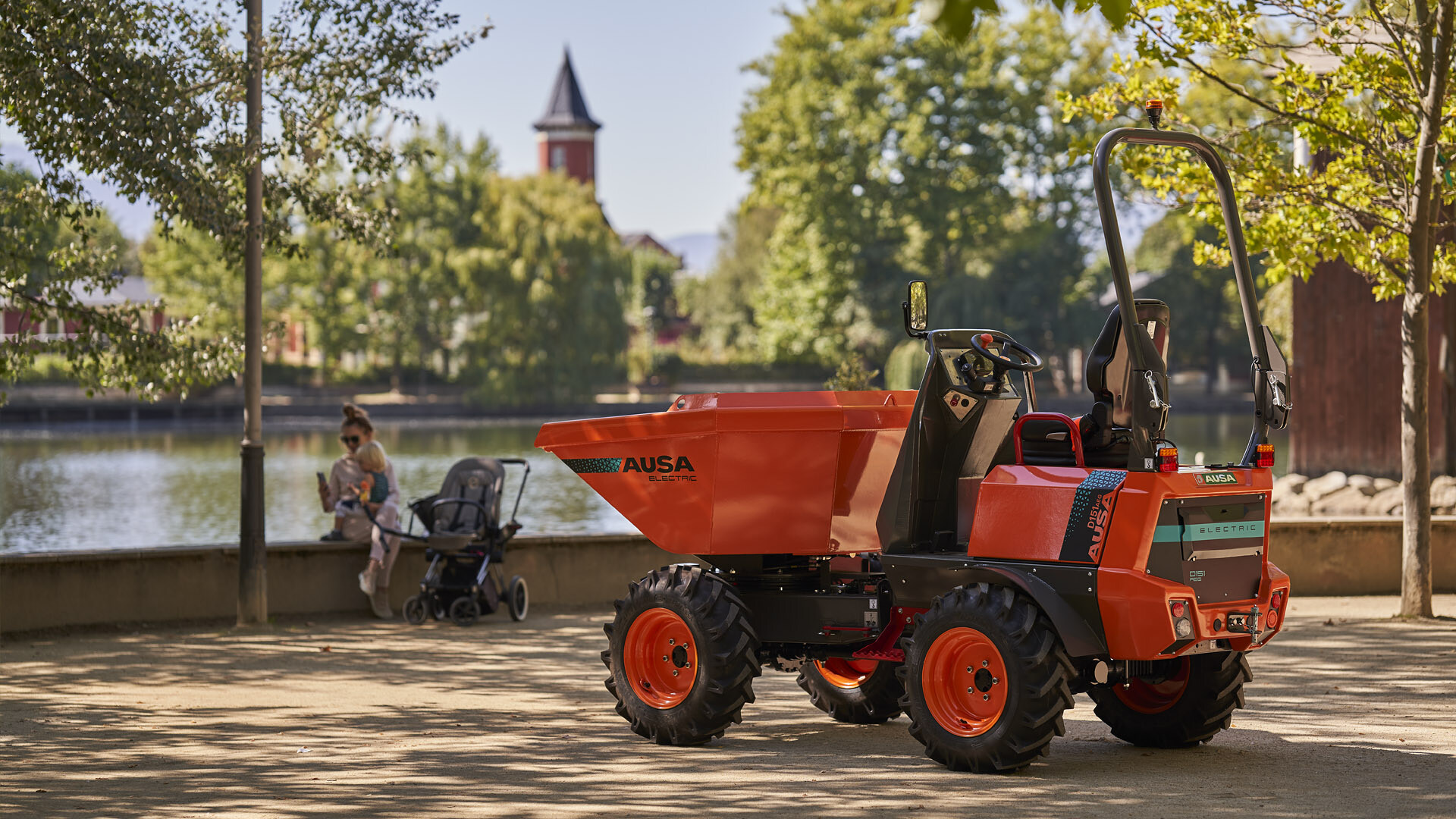 1,500 kg payload D151AEG electric dumper | AUSA Official Website