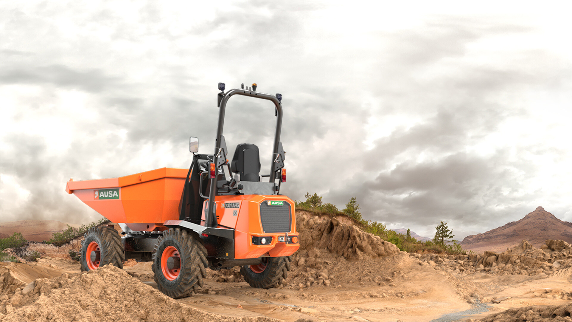 Dumper articulé D301AHG | AUSA Site Officiel