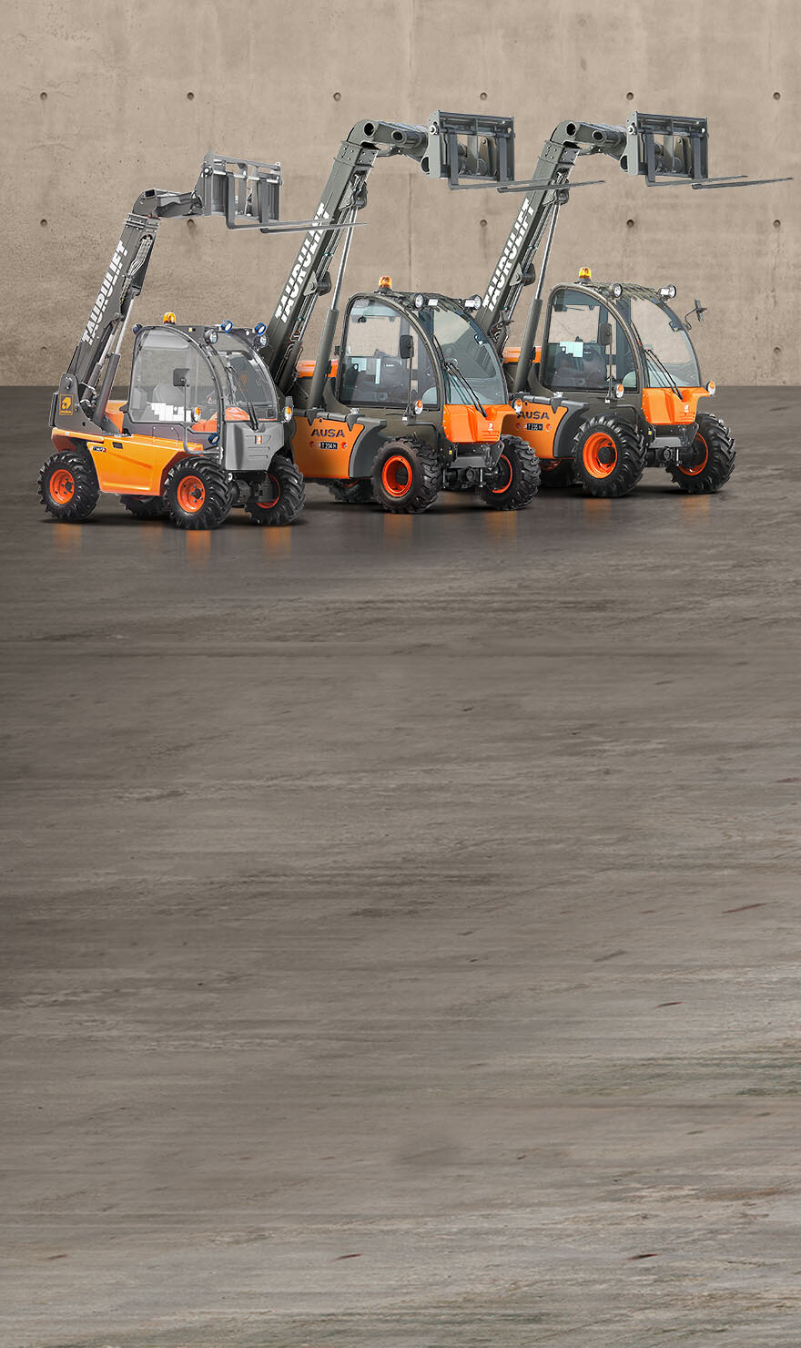 Telehandlers - Know our products | AUSA Official Website
